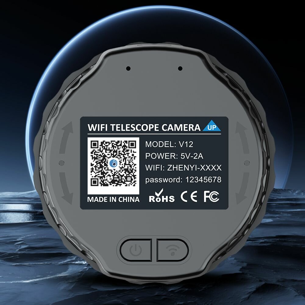 2K 4 миллиона Wi-Fi-камера-окуляр телескопа высокой четкости для прицелов 25-50 мм