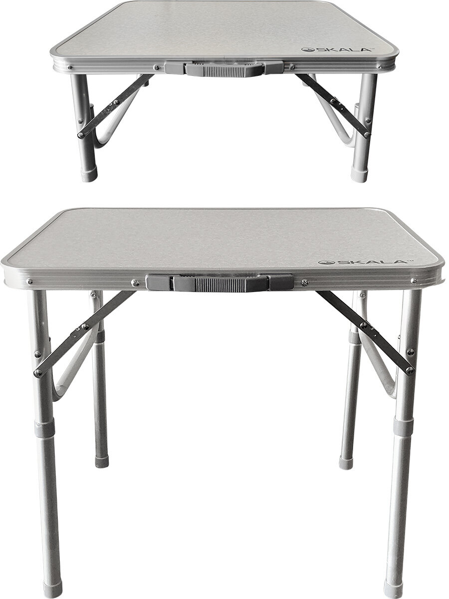Стол туристический Skala складной, 60х45 см, цвет белый, для пикника, дачи, кемпинга