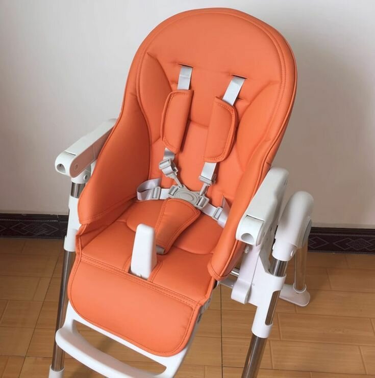 Сидушка для стульчика Peg Perego Siesta, чехол оранжевый L, аксессуар для детского питания