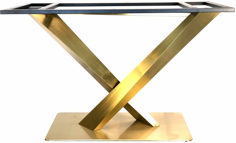 Подстолье 1295EM STOOL MARKET золотой, прямоугольная столешница, прямоугольное основание