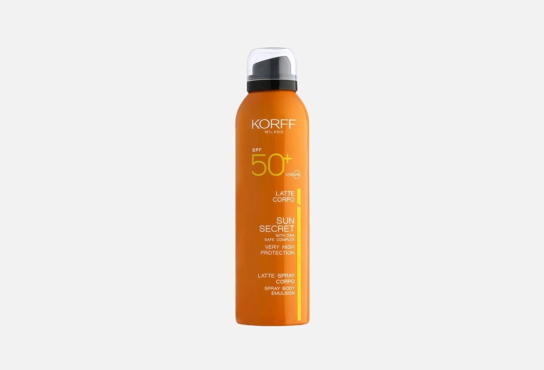 Солнцезащитный спрей для тела SPF 50+ KORFF Sun Secret