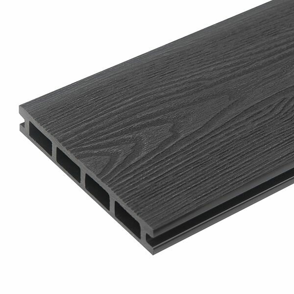 DimDeck Террасная доска 3D-тиснение, Графит, 145х22х2000 мм, 4 шт