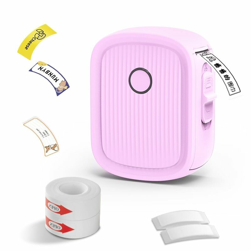 Домашний Bluetooth портативный мини - термочувствительный принтер + 1 Бумага белого цвета