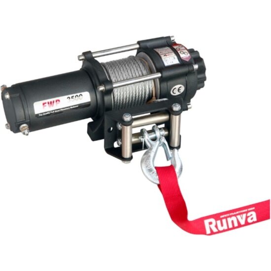 Лебёдка электрическая Runva 12V 3500A lbs 1588 кг, EWP3500A