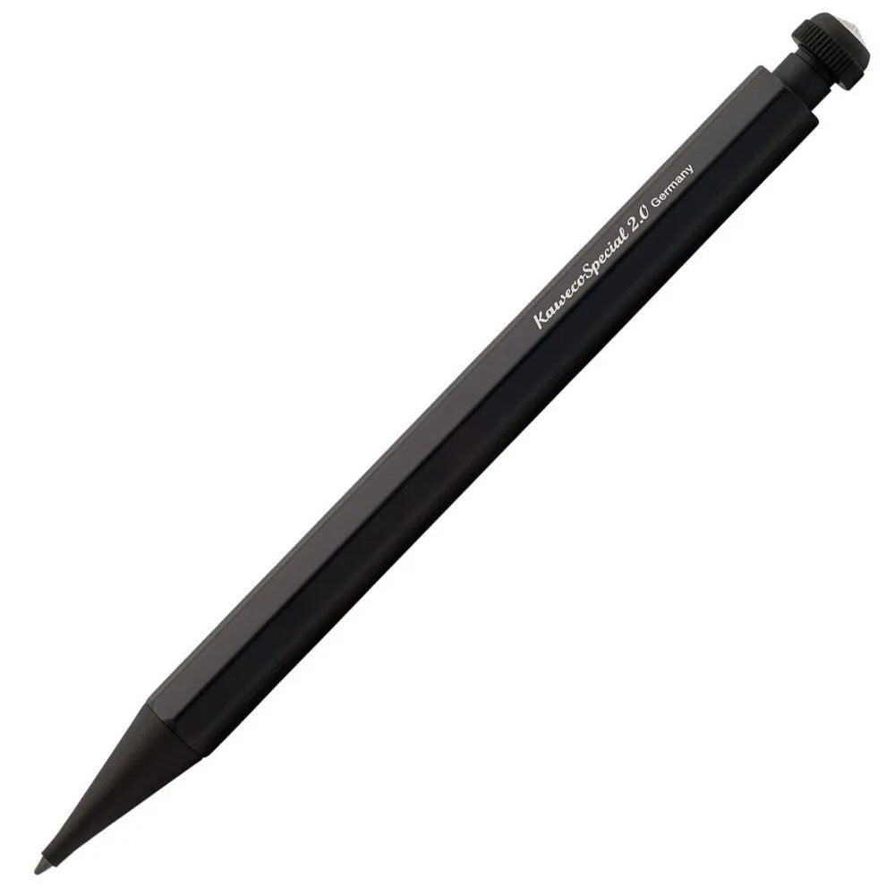 Механический карандаш Kaweco Special Black 2,0 мм черный, ластик, подарочный футляр (10000184)