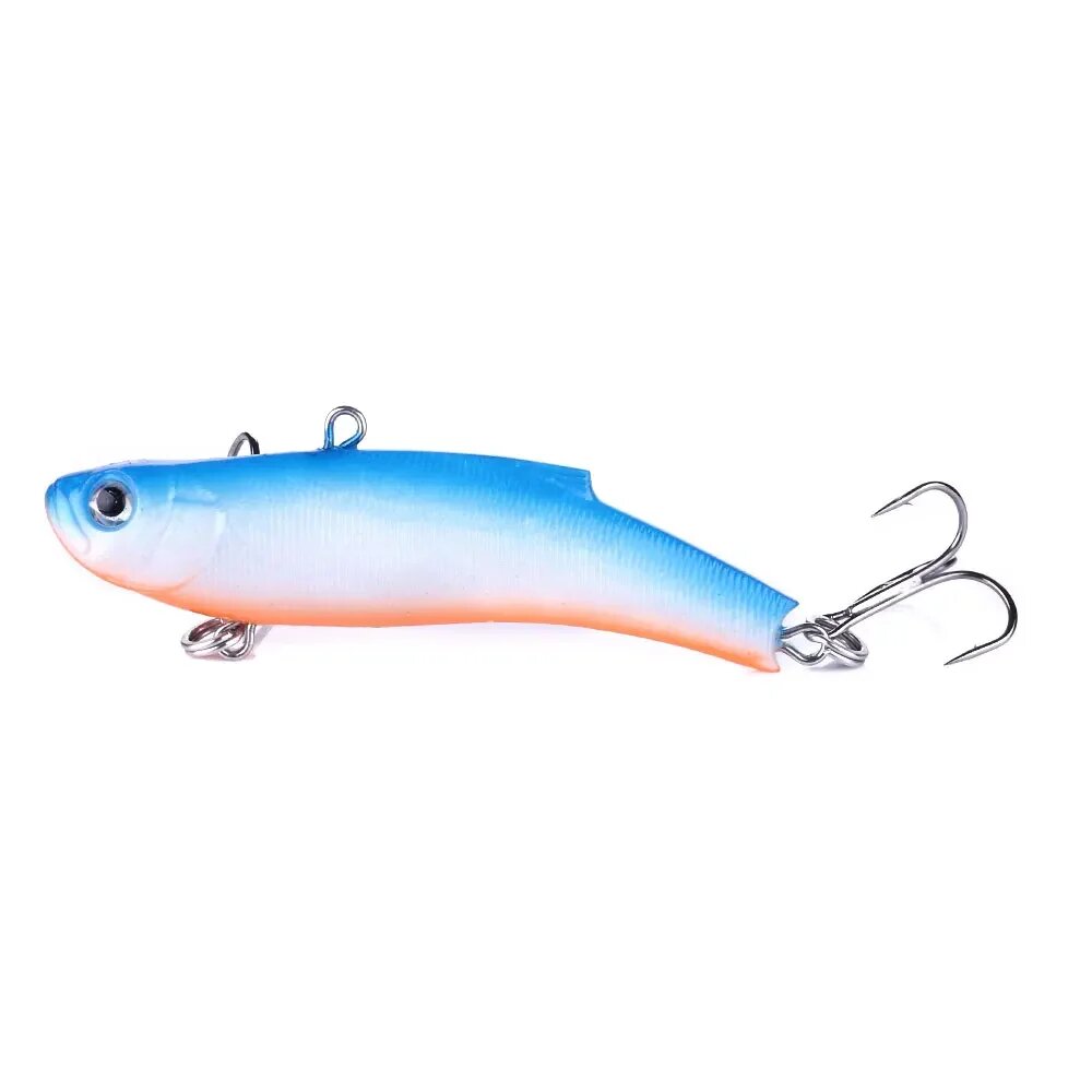 Hengjia 1 шт, мягкая приманка для рыбалки, 7 см, 17 г, Vib, свинцовая приманка для зимней рыбалки, искусственная приманка Isca Pesca Wobber Souple Leurre Tackle