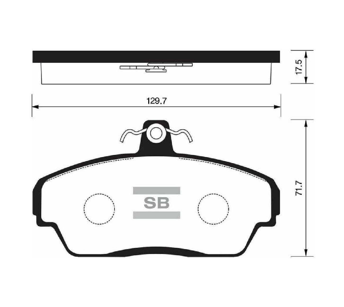 Колодки тормозные газ газель передн. для автомобилей Sangsin Brake SP1200