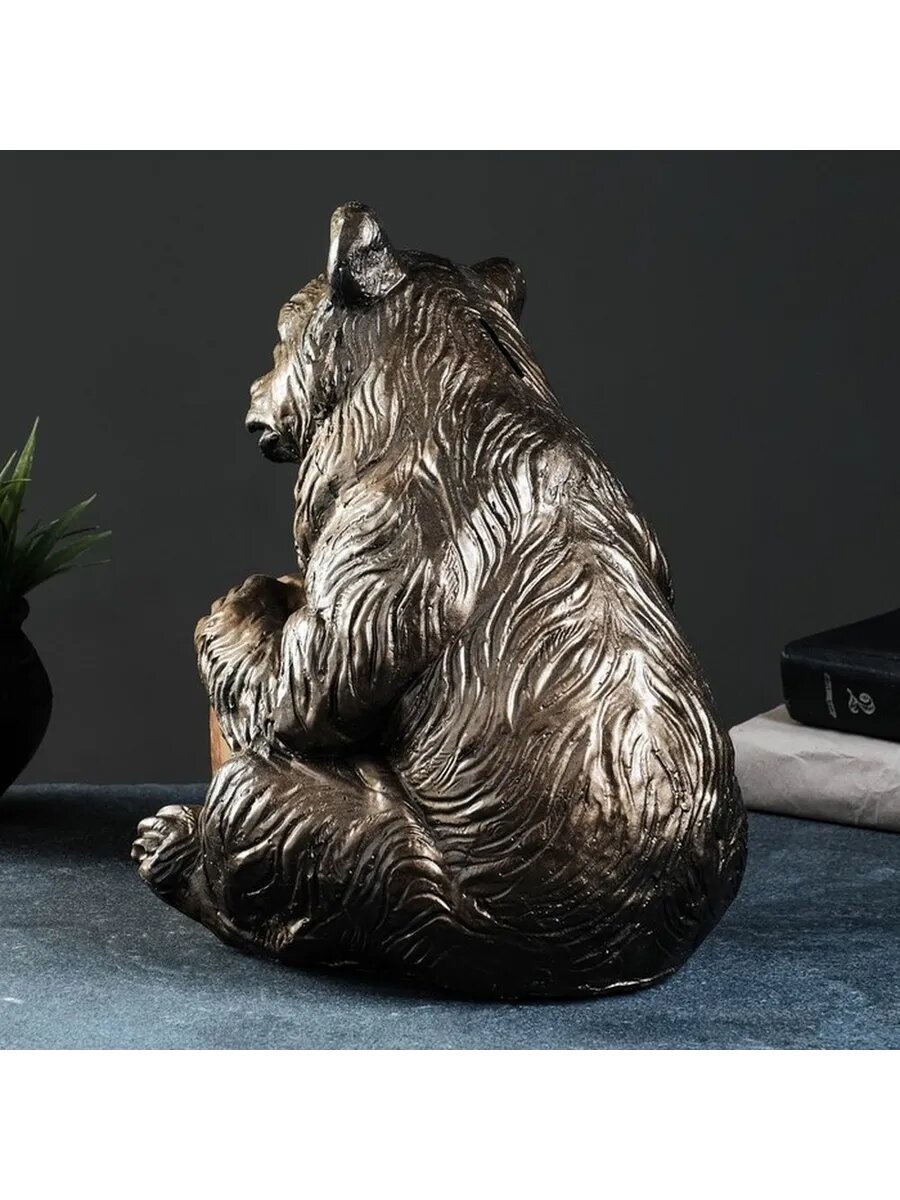 Стильная бронзовая копилка