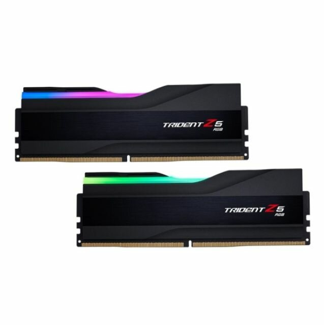Оперативная память G.Skill TRIDENT Z5 RGB Black (F5-7800J3646H16GX2-TZ5RK) DIMM DDR5 32 ГБ - 2 шт, 7800 МГц
