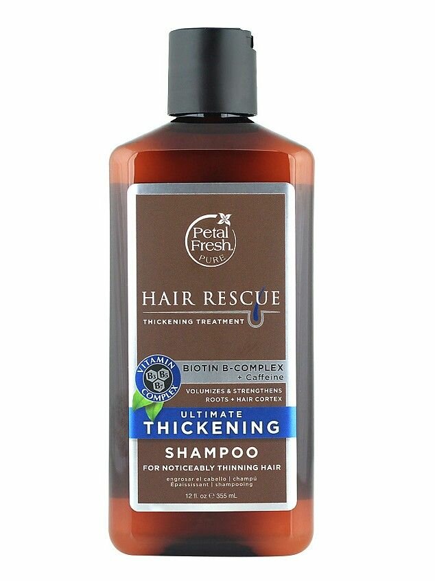 PETAL FRESH Шампунь для тонких и поврежденных волос Hair Rescue Thickening Shampoo