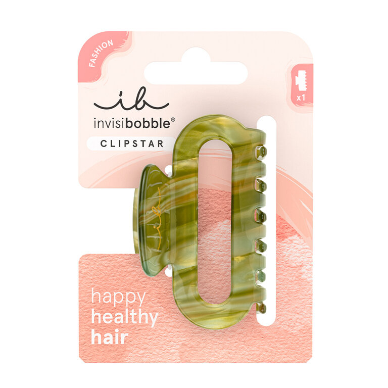 INVISIBOBBLE CLIPSTAR Evergreen M Заколка-крабик CLIPSTAR Evergreen (размер М)