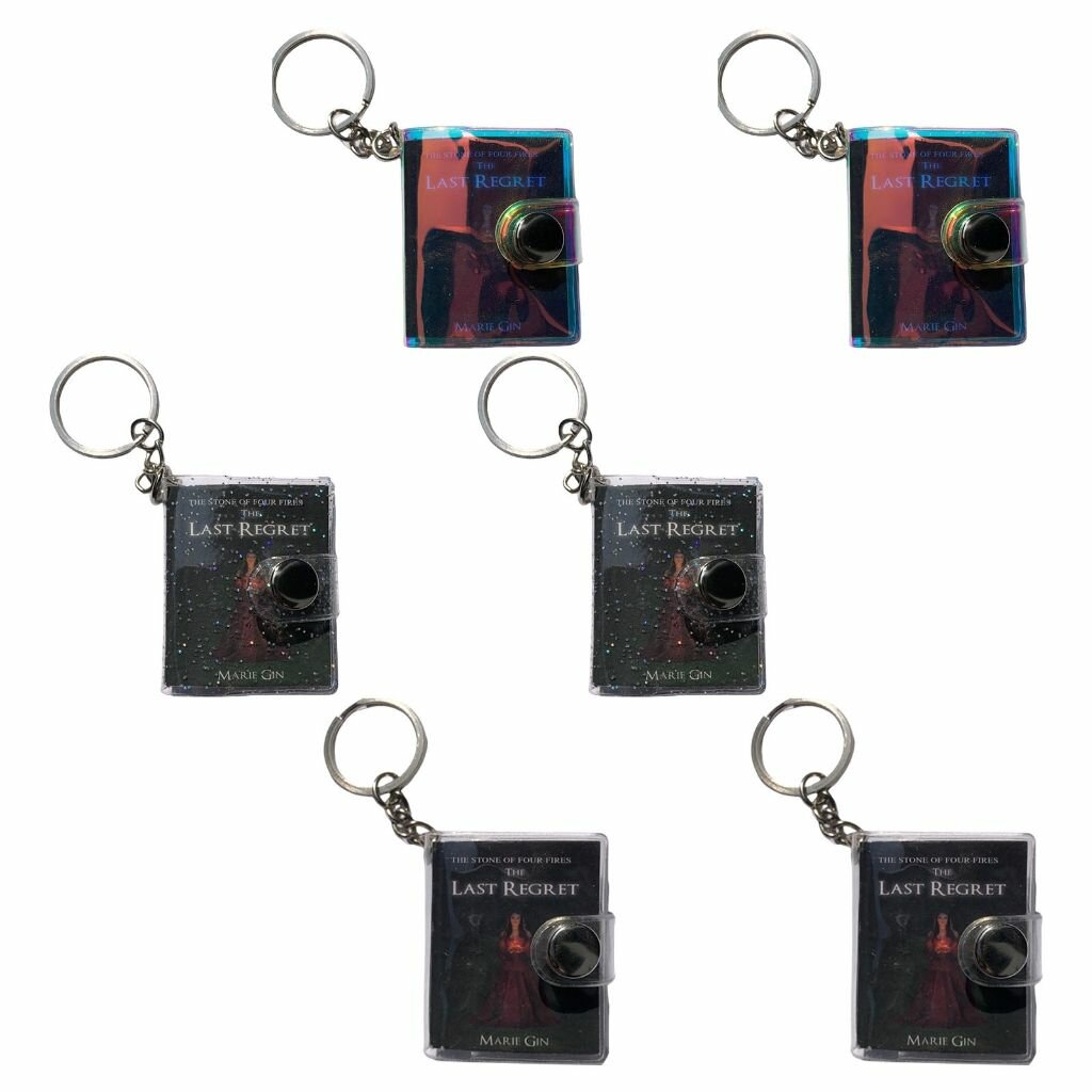 Записная книжка, Набор из 6 переносных мини-блокнотов с брелком, 1 набор