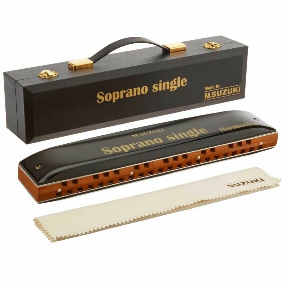 Suzuki SS-37C Soprano губная гармоника 37 отверстий, двухрядная, сопрано
