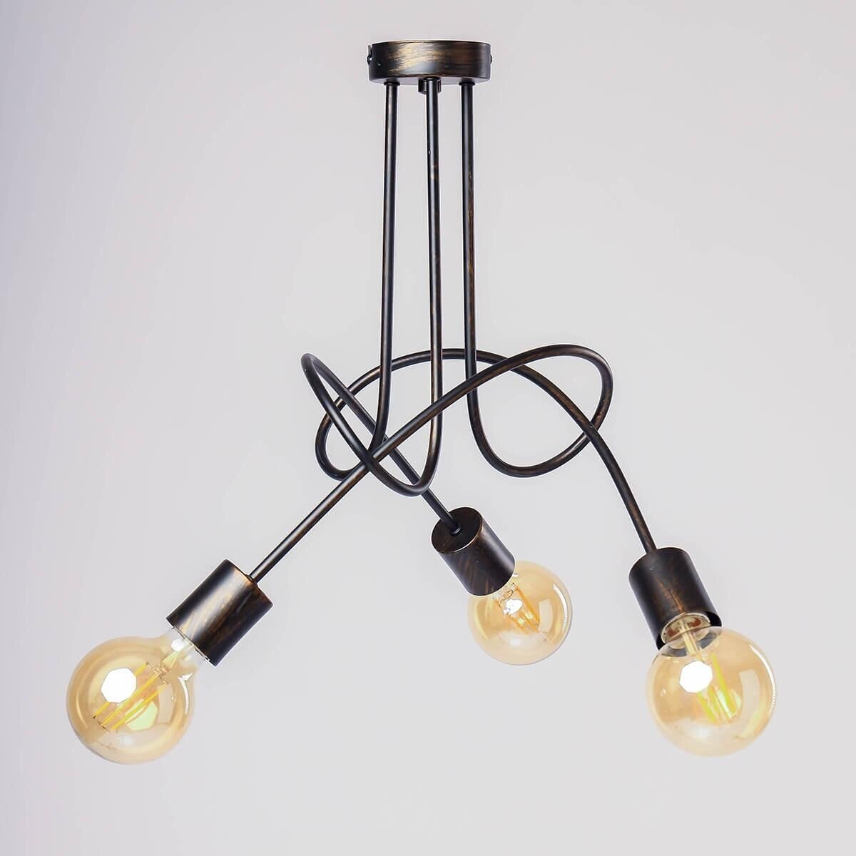 Потолочная люстра Adilux Tango Black Patina 10133 /10133