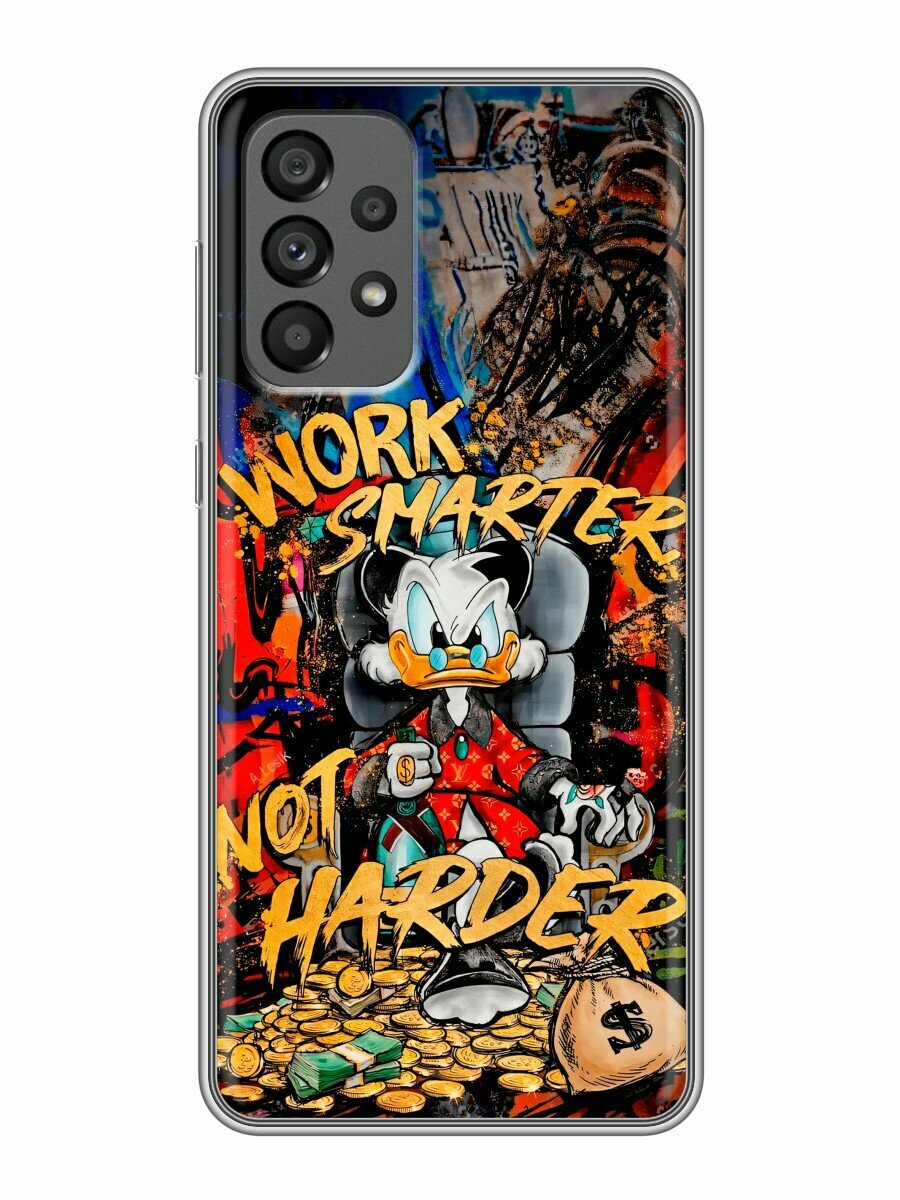 Чехол для Samsung Galaxy A73 5G с принтом Дональд Дак Деньги (Самсунг Галакси А73 5G)