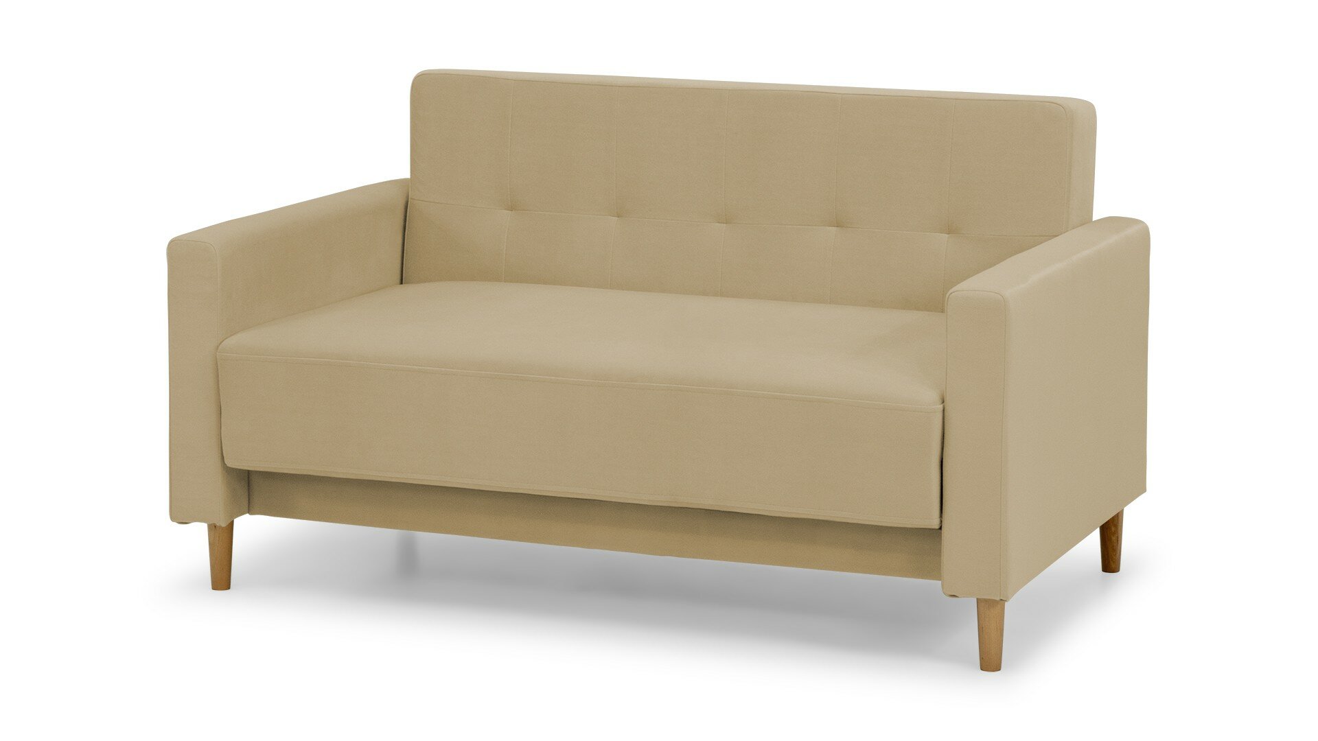 Диван Топ Лайт Velutto 02 NEW 140x87x82 см, бежевый Велютто, выкатной GOODFORM