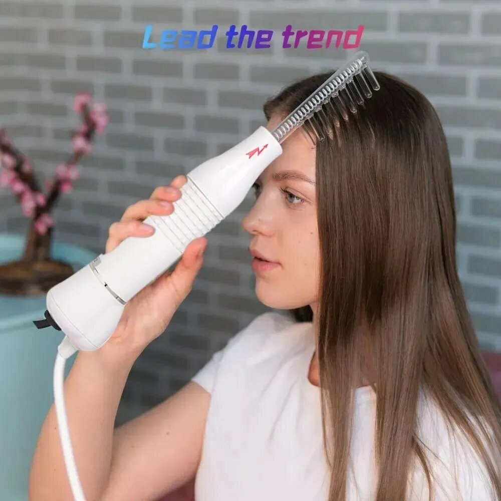 Дарсонваль Gezatone BP-7000, для лица, тела, волос, 5 насадок, зеленый