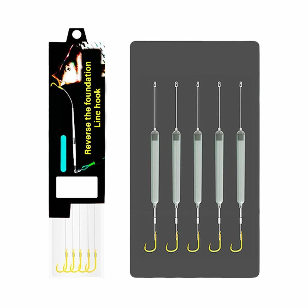 5 шт. Карповые оснастки с крючками