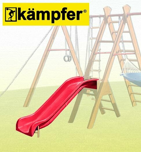 Модель со скидкой Пластиковая горка Kampfer высота 0,8м длина 1,65м