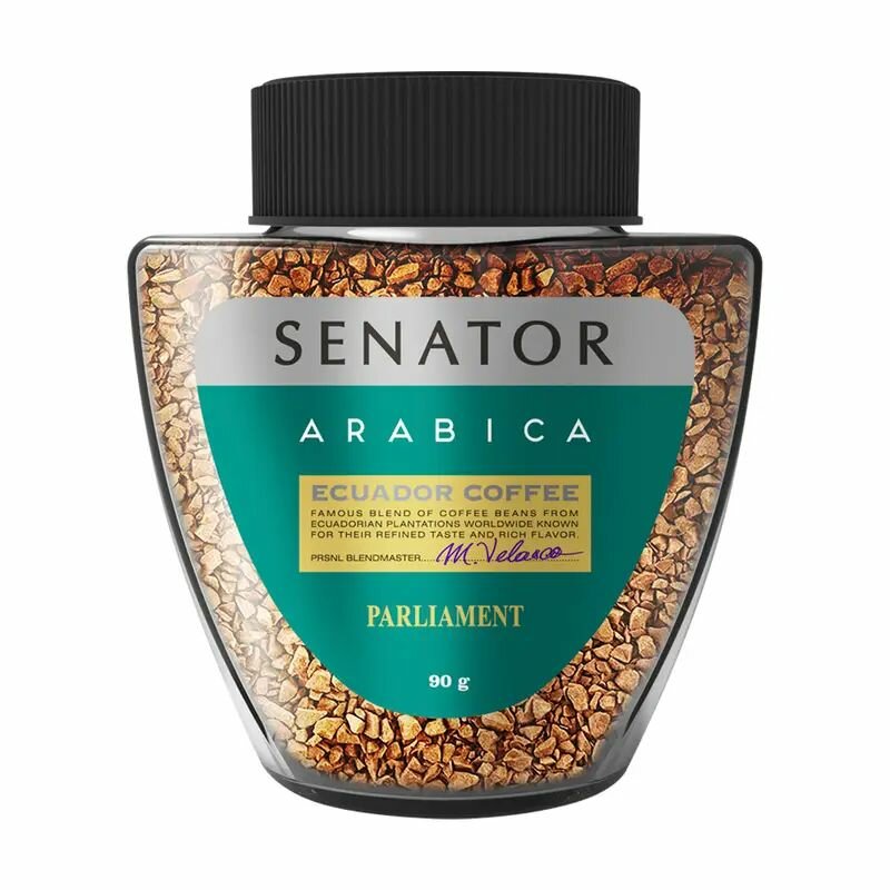 Кофе растворимый сублимированный "Senator Parliament", 90 гр - 4 шт
