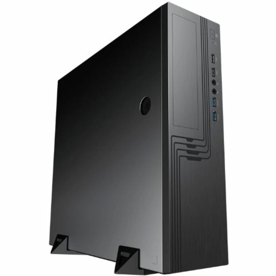 Компьютерный корпус Powerman EL555BK 450W (PM-450TFX) черный - Slim Desktop, Micro-ATX, Mini-ITX, USB 2.0 Type-A