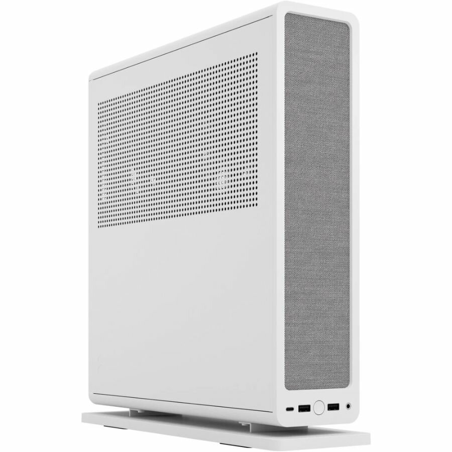 Компьютерный корпус Fractal Design Ridge (FD-C-RID1N-12) белый - Slim Desktop, Mini-ITX, USB 3.2 Gen 1 Type-C