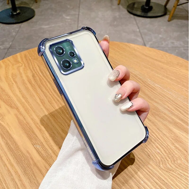Realme 9 Pro/9 4G/9i Силиконовый Чехол С Защитой От Царапин И Прочной For Realme 9 5G, 4jfs blue
