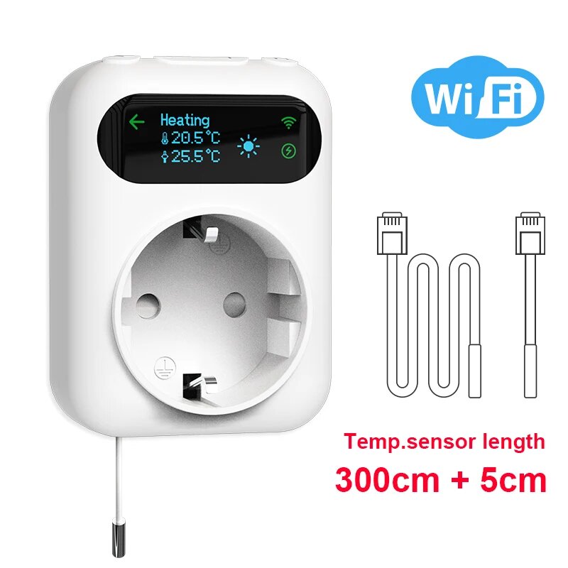 EZAIOT Умный Wi-Fi термостат розетка 16А