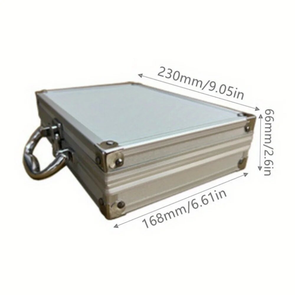 Алюминиевый ящик для инструментов FNICEL, Silvery B