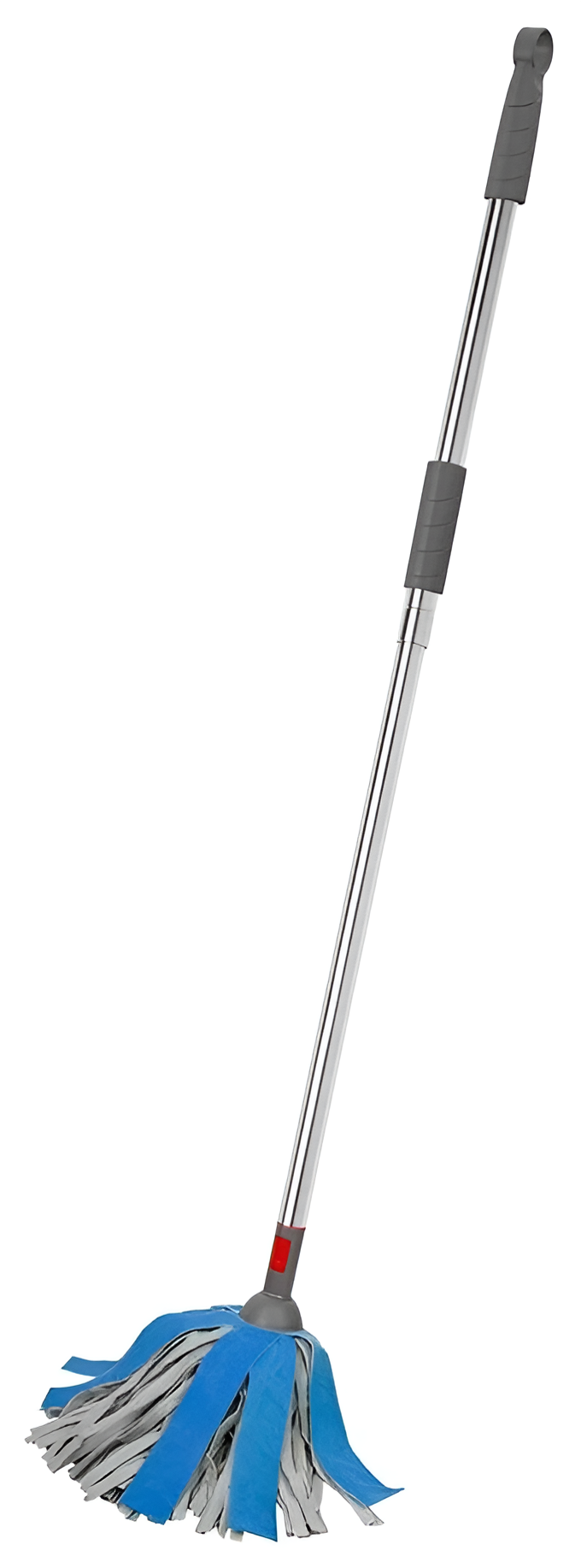 Швабра для мытья пола и насадка Nordic Stream Bucket, серый/голубой