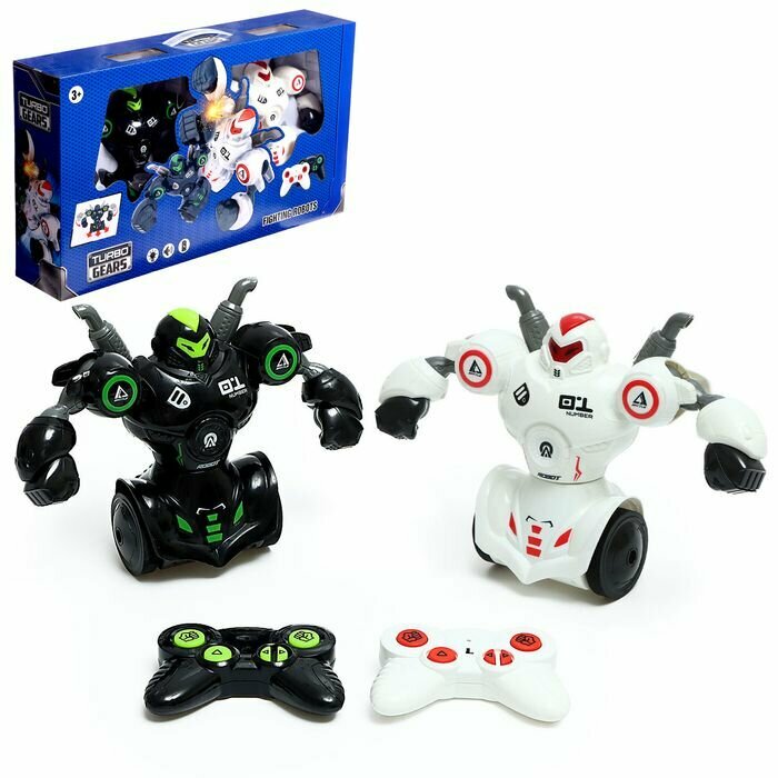Набор роботов на радиоуправлении Битва ботов , световые и звуковые эффекты