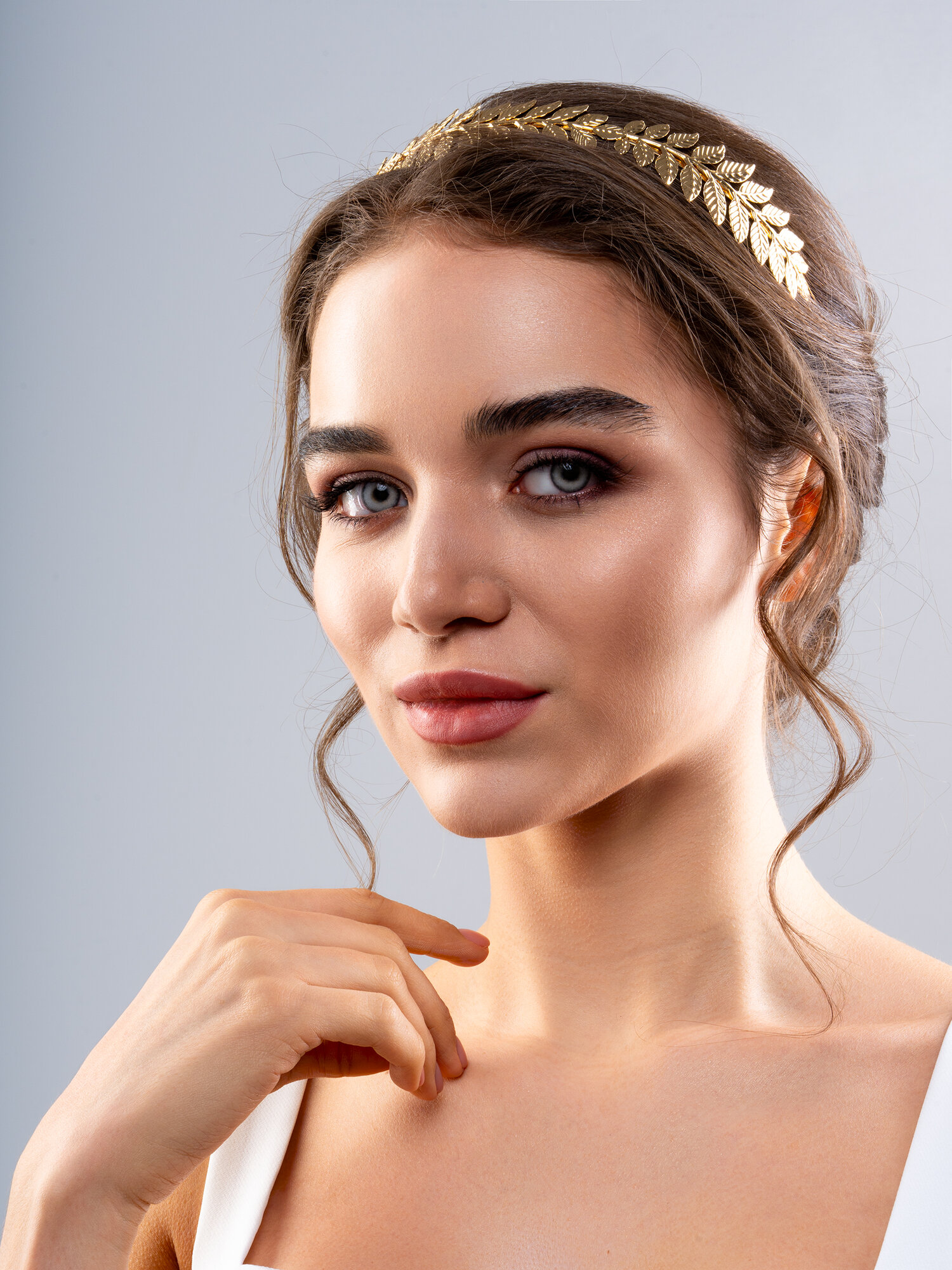 Ободок MONALUNA, бижутерный сплав, вечерний/праздничный стиль