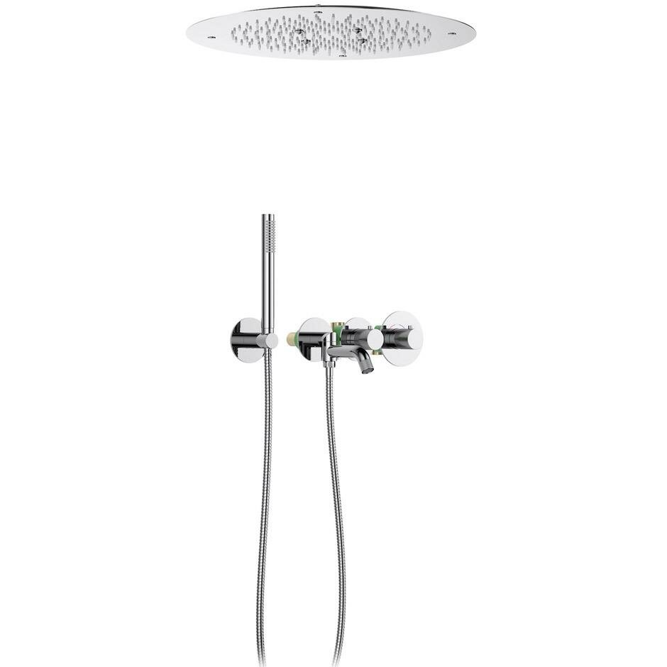 Душевая система Timo Saona SX-2358/00SM с термостатом Хром, современный стиль