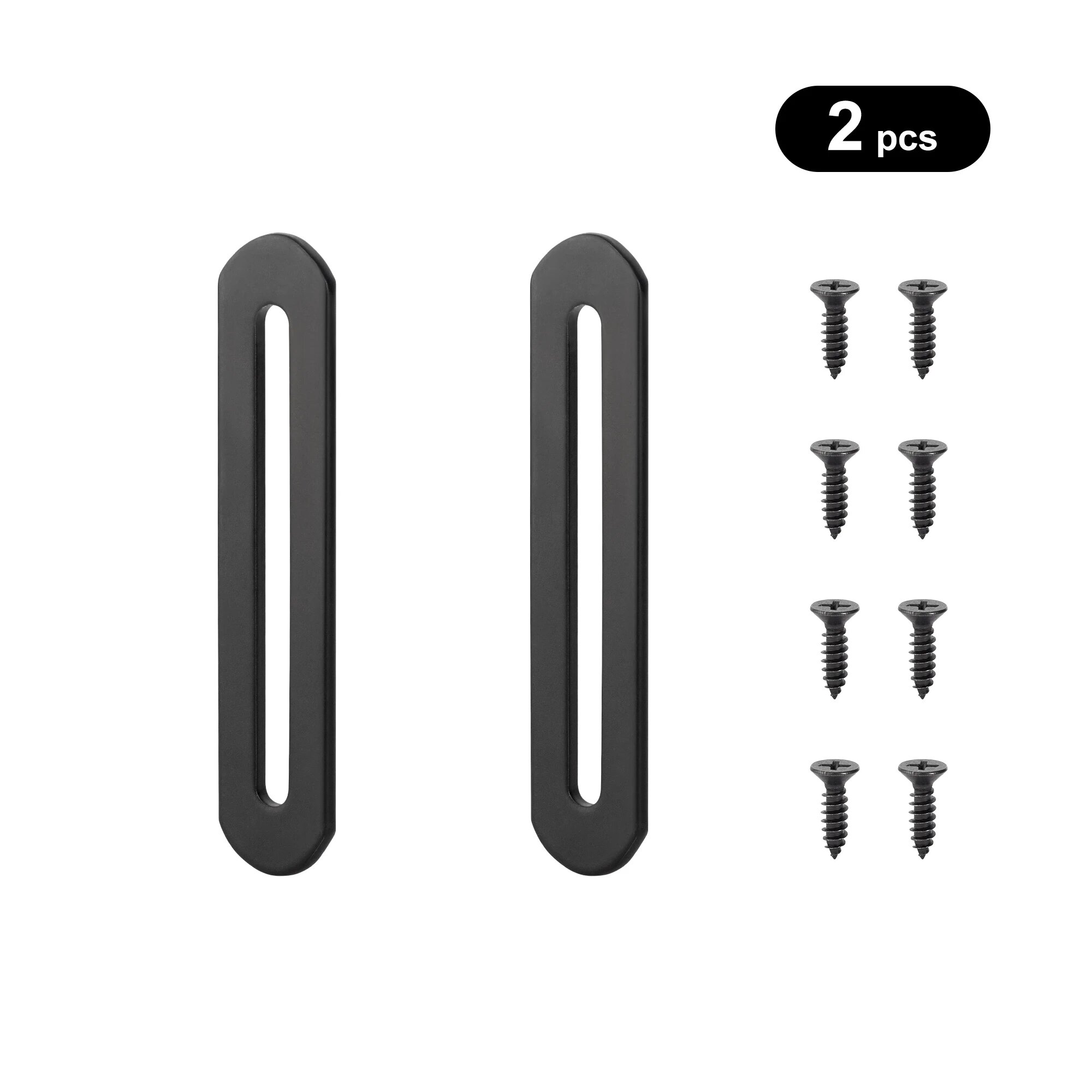 2 шт. Угловой кронштейн 90mm Black