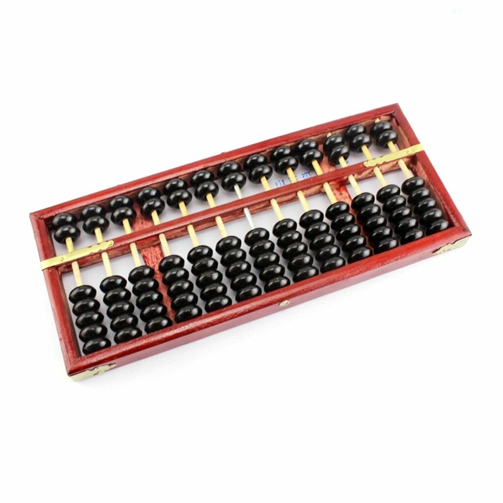 13-разрядный абак для детей, инструмент для математических расчетов, 13 колонок, 7 бусин