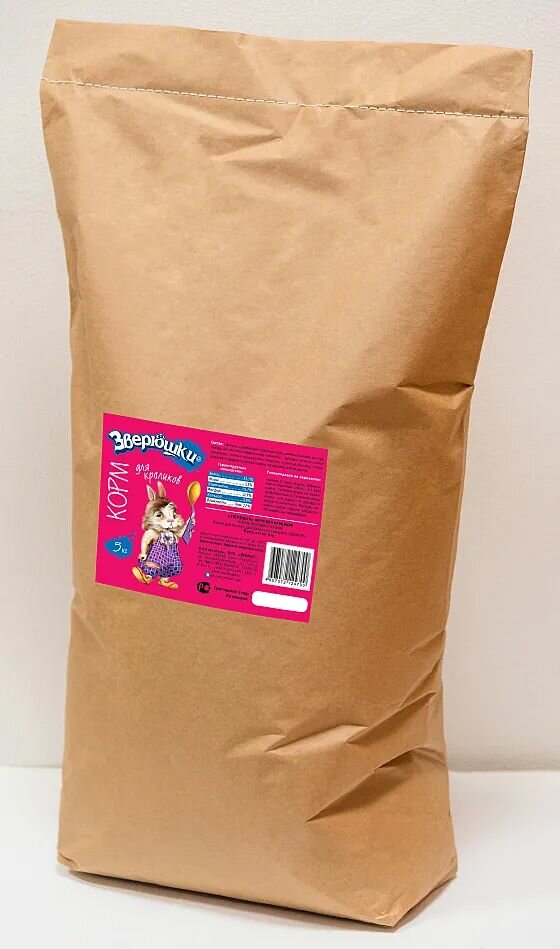 Корм для кроликов 15 кг Зверюшки зоомир