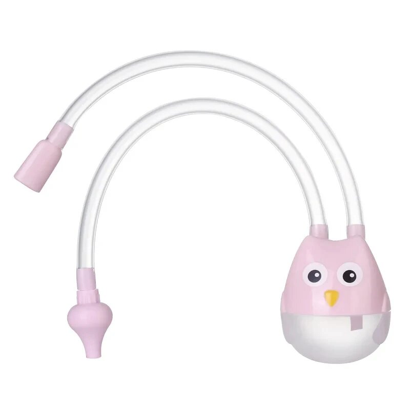 Детский назальный аспиратор розовый "Pink owl"