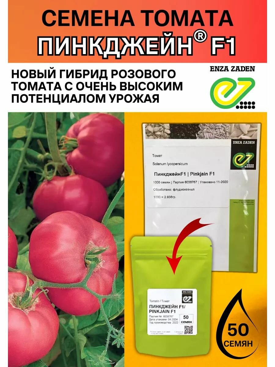 Томат Пинкджейн 50 семян Enza Zaden, профессиональные семена