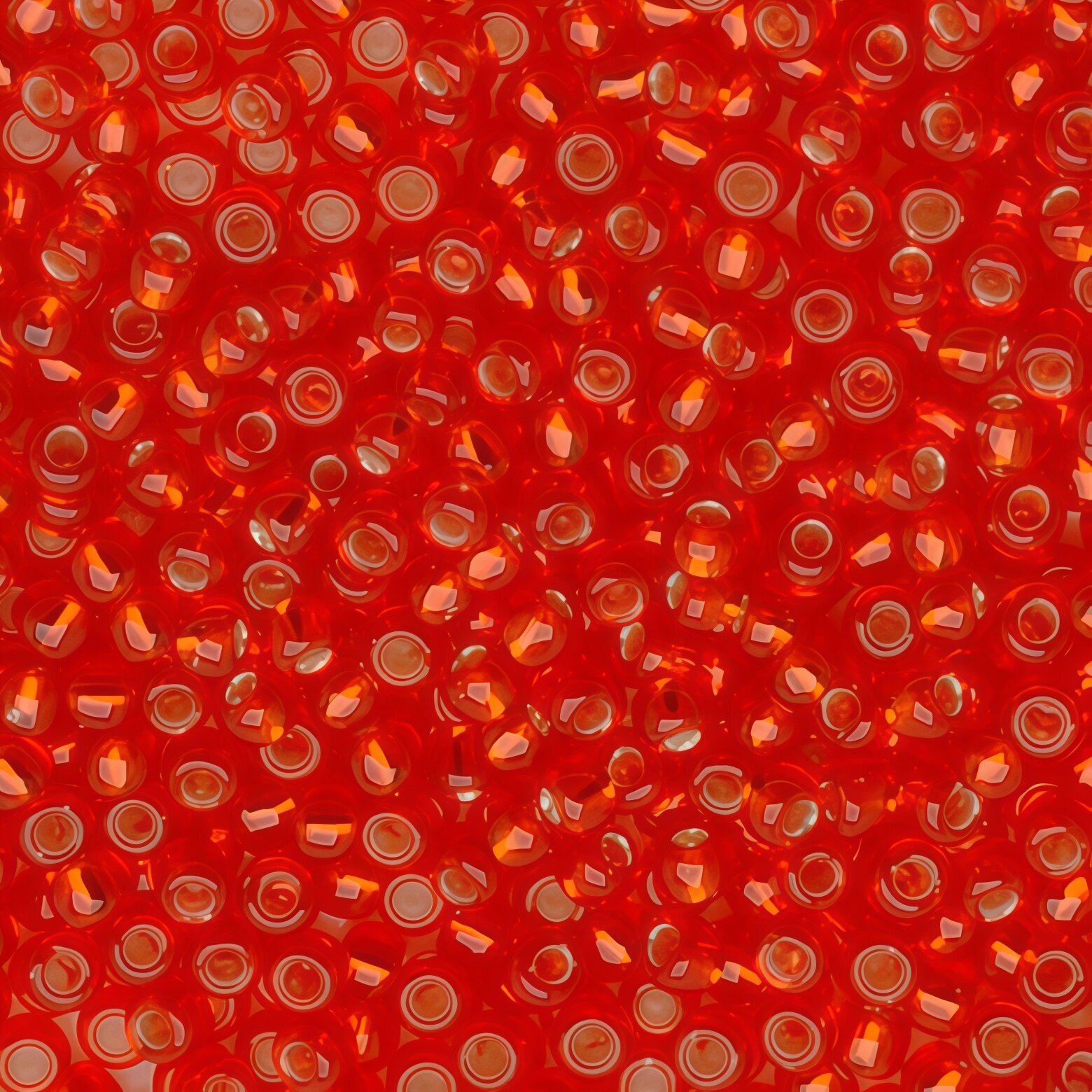 Бисер TOHO круглый, размер 10/0, цвет #25 (Внутреннее серебрение, светлый сиамский рубин), 10 грамм