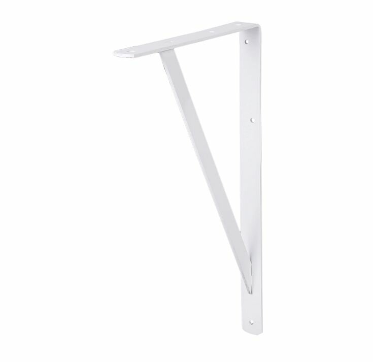 Кронштейн усиленный 250х400 мм белый