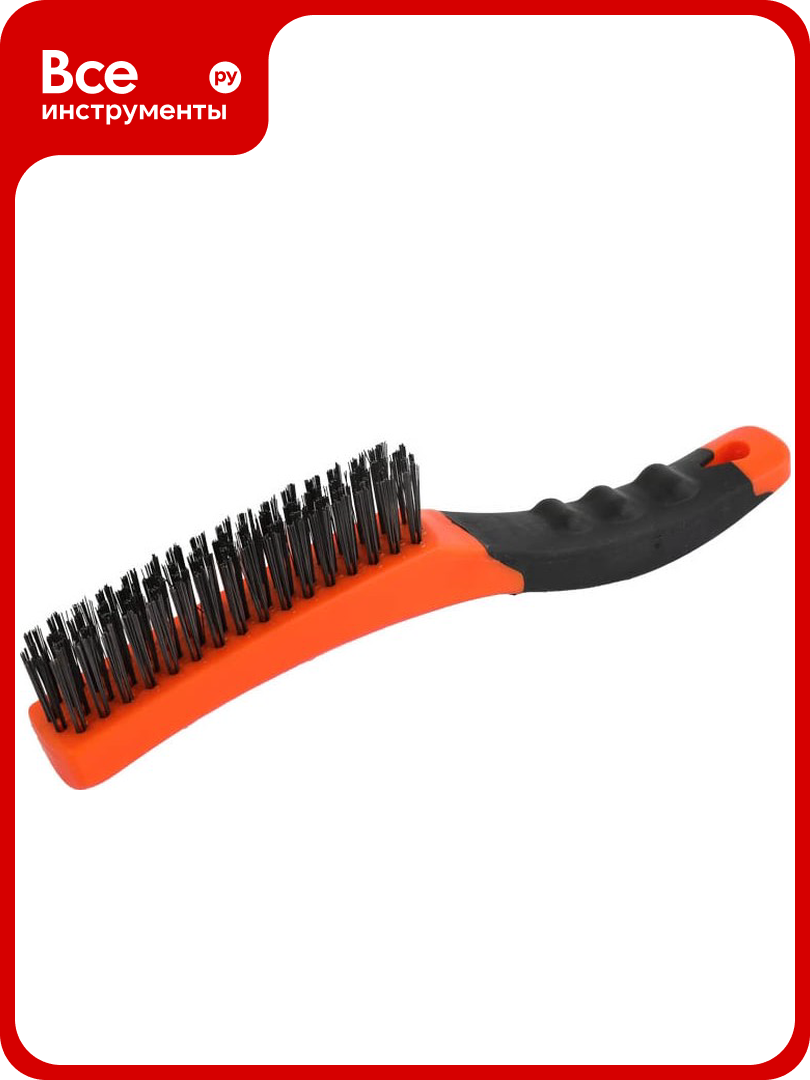 Корщетка KENDO 31301, металл, без усталости ладони, для зачистки