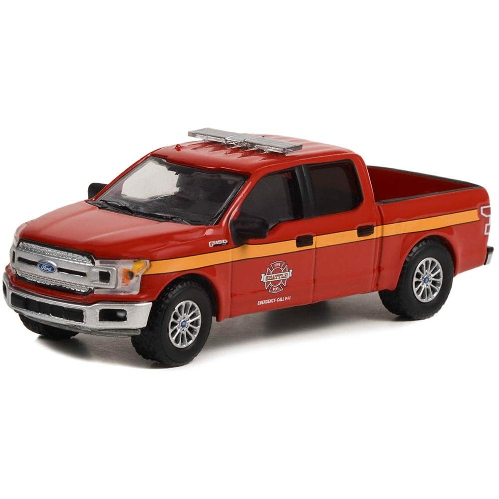 Машинка Greenlight 1/64 Scale-Seattle Fire Dept - 2018 Ford F-150 SuperCrew Pickup - Station 19 (TV Series, 2018-Current)