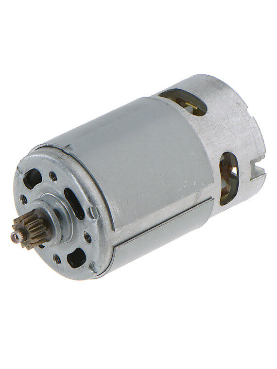 Двигатель 10.8В MAKITA Li-ion с шестерней z=12 вал d=3мм D=37.5мм Lвала=75.5 Lкорпуса=57мм (с 4-мя проточками)