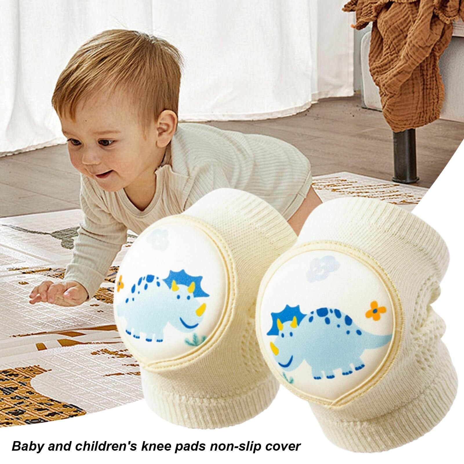 Теплые наколенники для ползания младенцев и детей, защитное снаряжение от падения занятий спортом малышей.-m