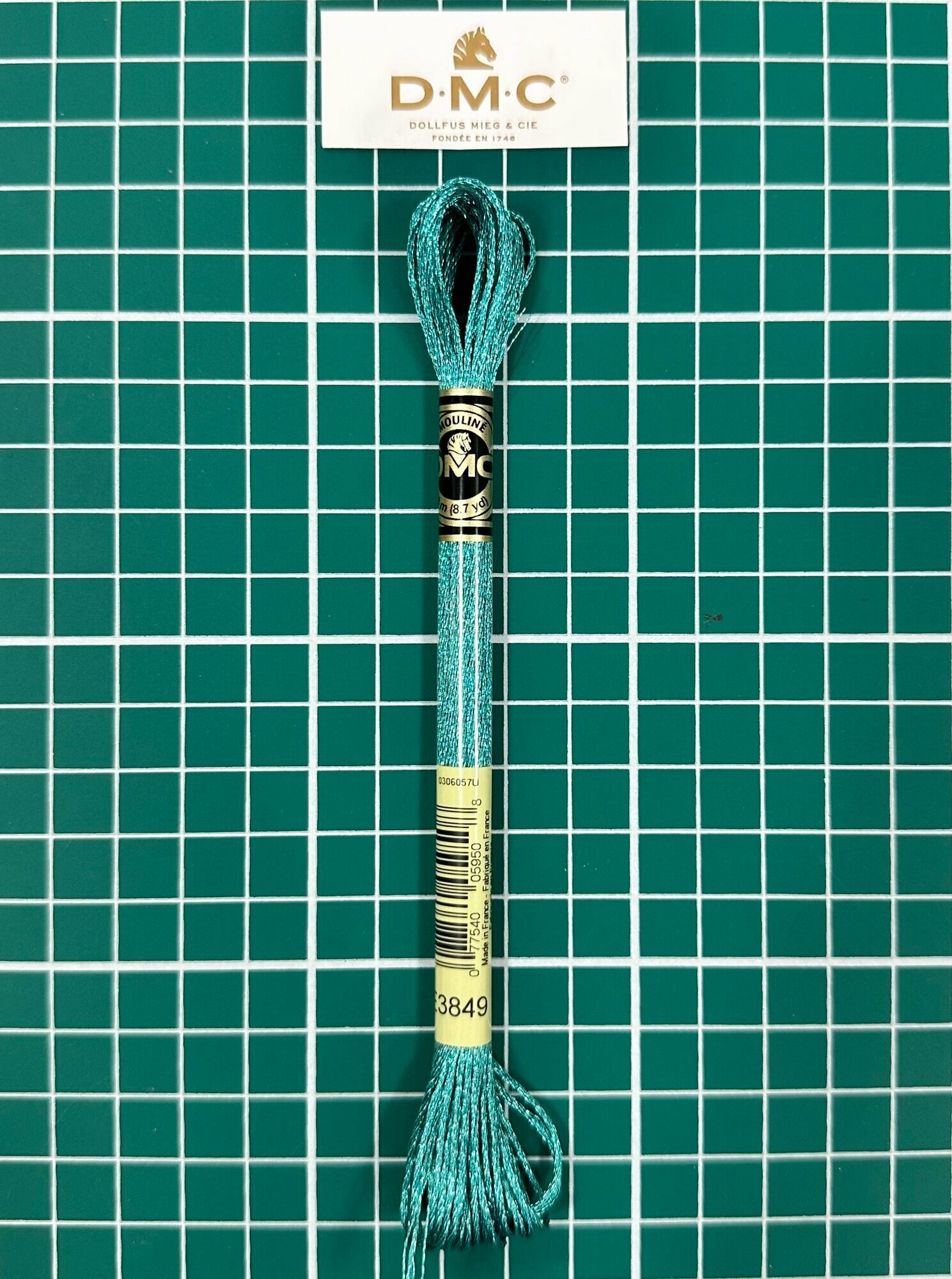 DMC Light Effects (Металлик), col: E3849, Мулине