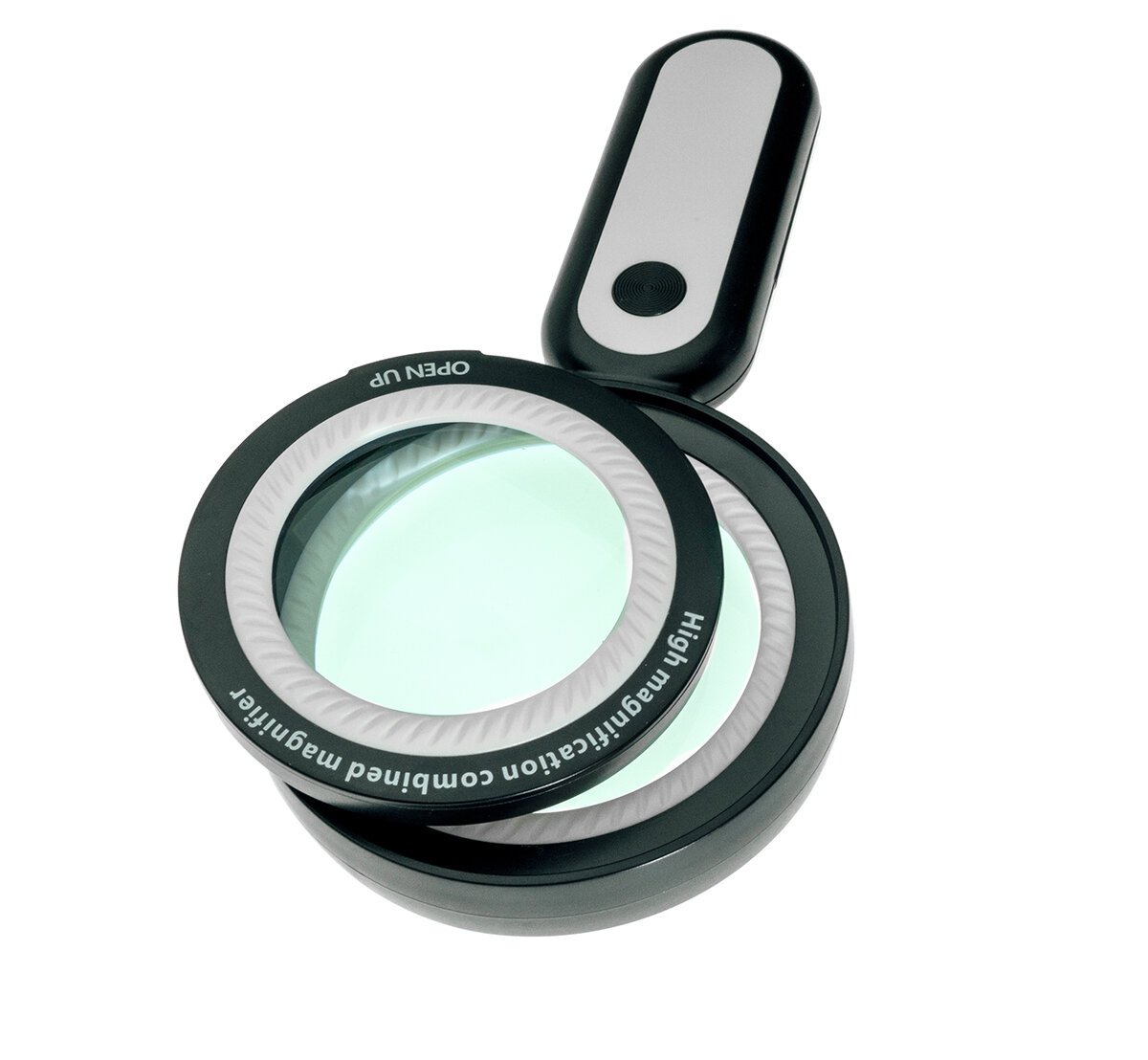 Лупа FD-8895, ручная, 2 в 1, с подсветкой, 10 и 30 кратное увеличение