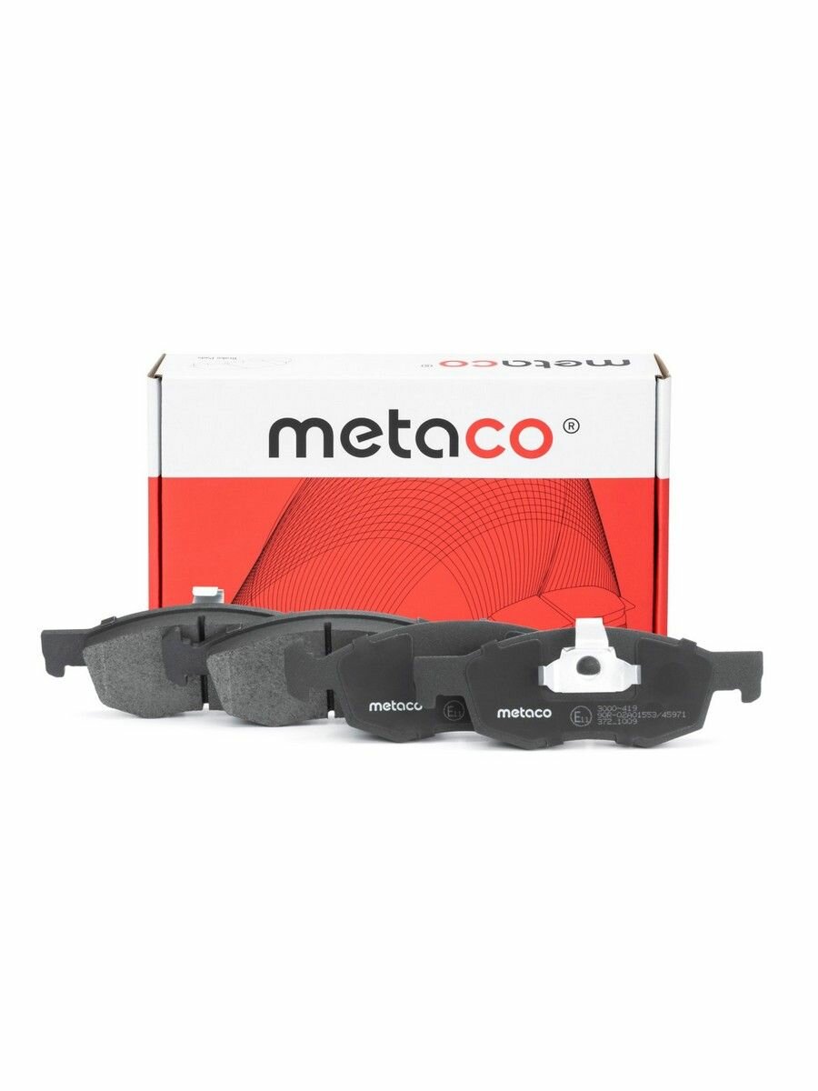 Колодки тормозные дисковые передние для а/м LADA Largus; RENAULT Logan, Metaco 3000419