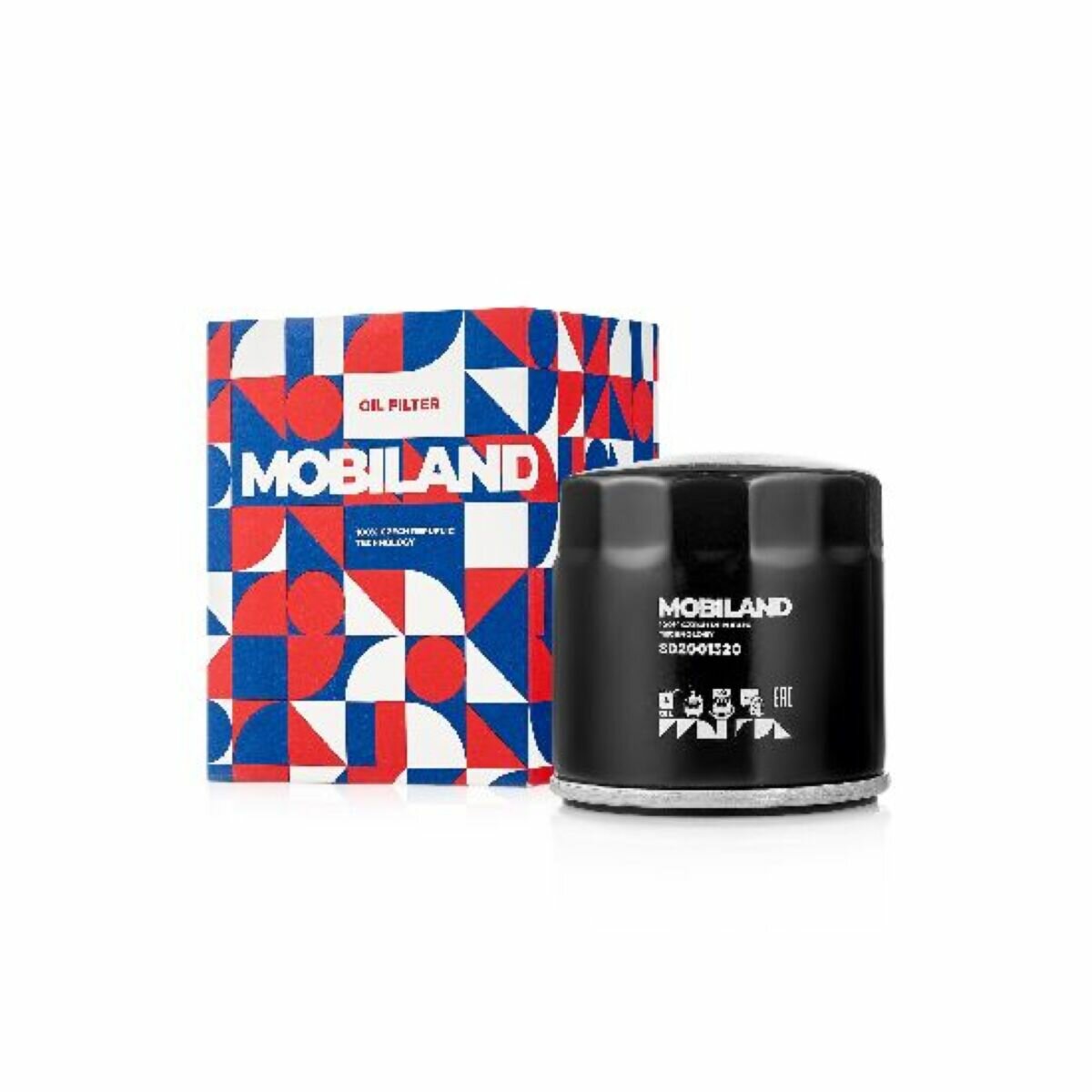 Фильтр Масляный Для А/М Chevrolet Lacetti (J200), Cruze (J300), Aveo Седан (T200), Aveo Седан (T250, T255), Lanos Седан(Mobiland 802001320)