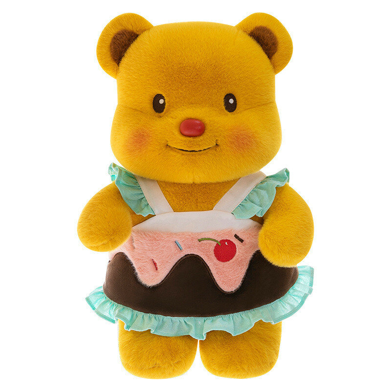 Плюшевая игрушка lovely cake butter bear, милый мультяшный зверь для детей подарок на день рождения, 52 см