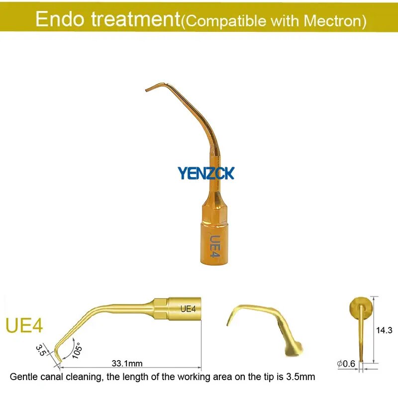 Наконечники для скалера Mectron Woodpecker UE1-UE4 1Pc UE4